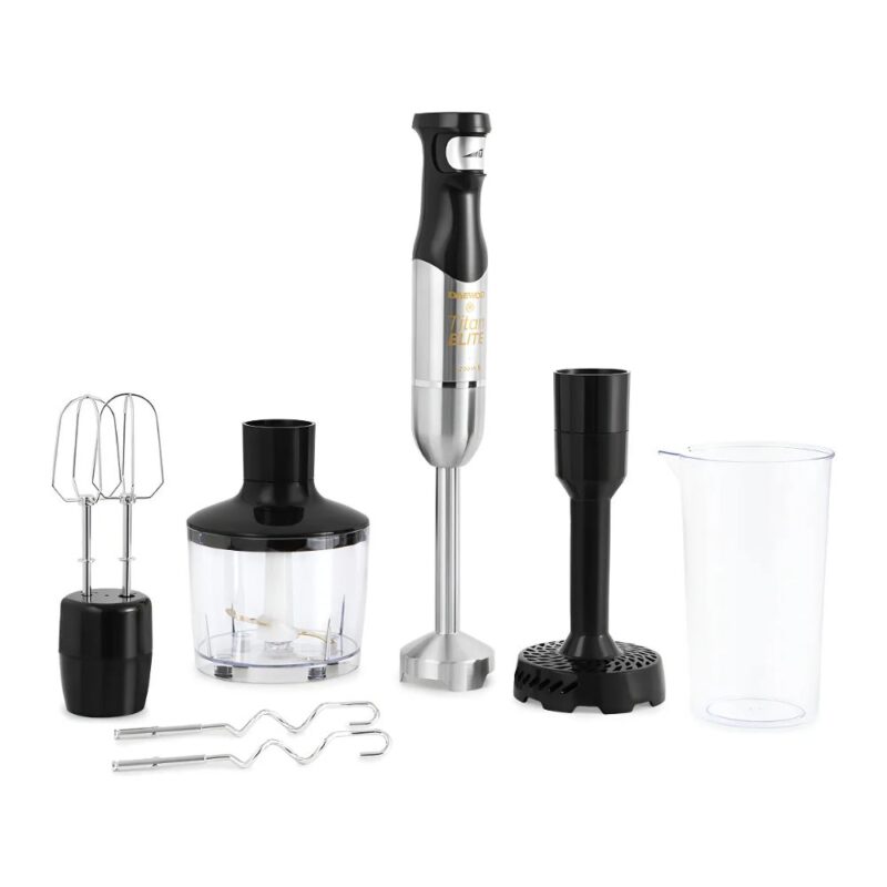 Licuadora Mano Mixer Titan Acc Cuchilla Titanio 1200w Daewoo Negro ...